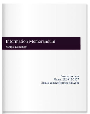 Sample Documents | Offering Memorandum